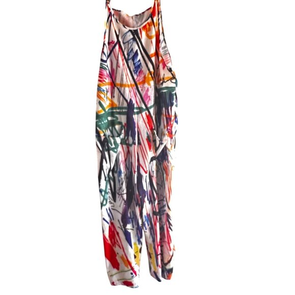 Unbranded | Pants & Jumpsuits | Women Xl Colorful Abstract Print Womens ...